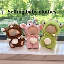 17cm Plush LABUB Doll Removable Outfit Set, Suitable For 1st And 2nd ...