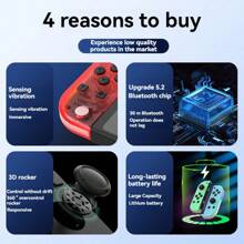 500mAh Switch Left And Right Game Controllers With RGB Light Wake-Up ...