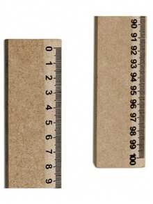 Kit With 2 Units Ruler 100 Cm Wood Modeling Stylist Cutting Sewing ...