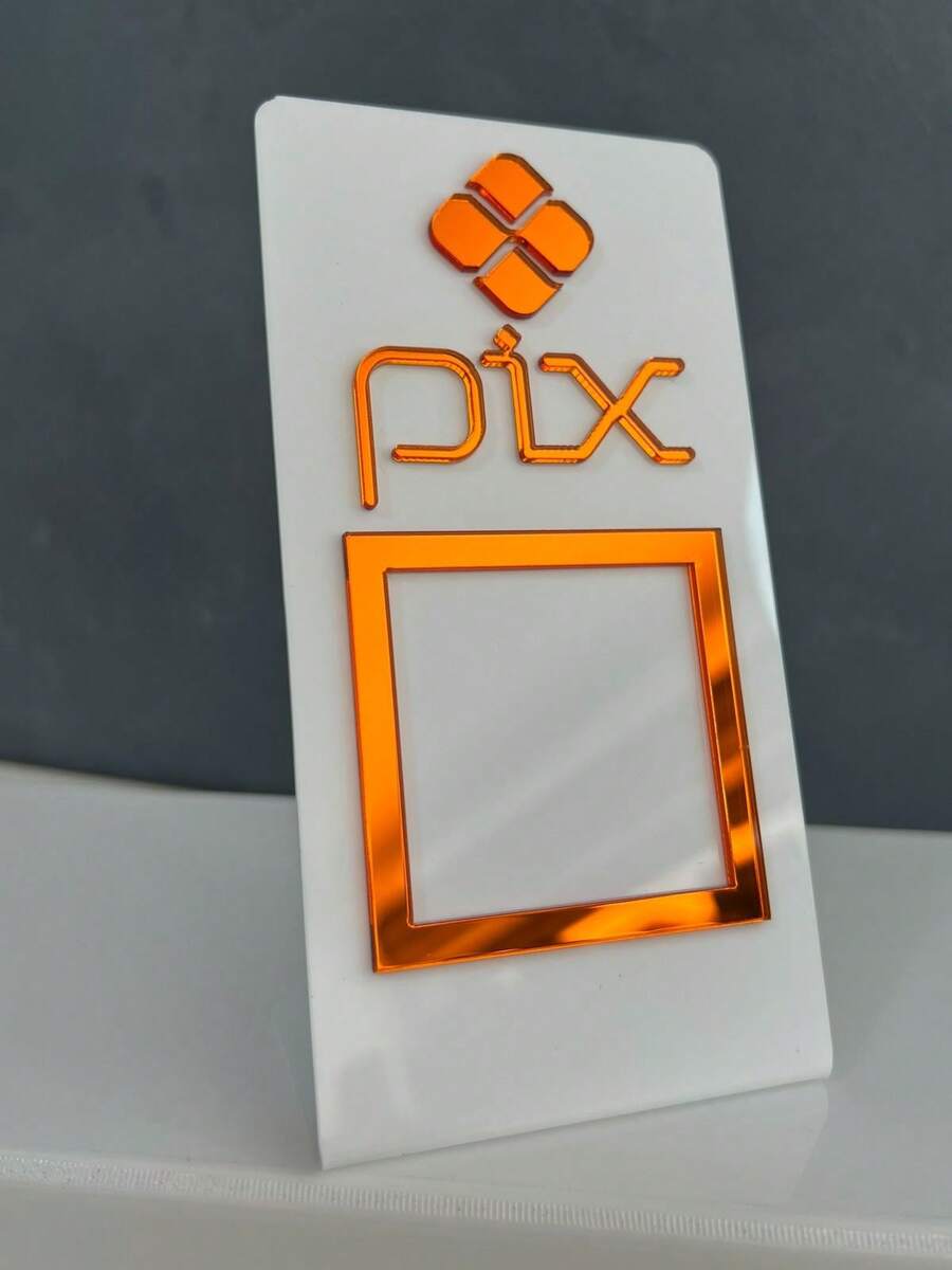 Pix Payment Qr Code Plate For Counter Table - Acrylic | Moda de Mujer ...