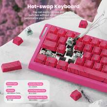 ATTACK SHARK X68 HE 60% Wired Gaming Keyboard Rapid Trigger,Actuation ...