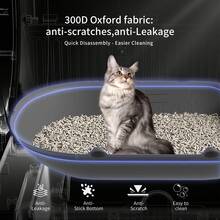 OMCPET Automatic Cat Litter Box Robot Self Cleaning Litter Box Large ...