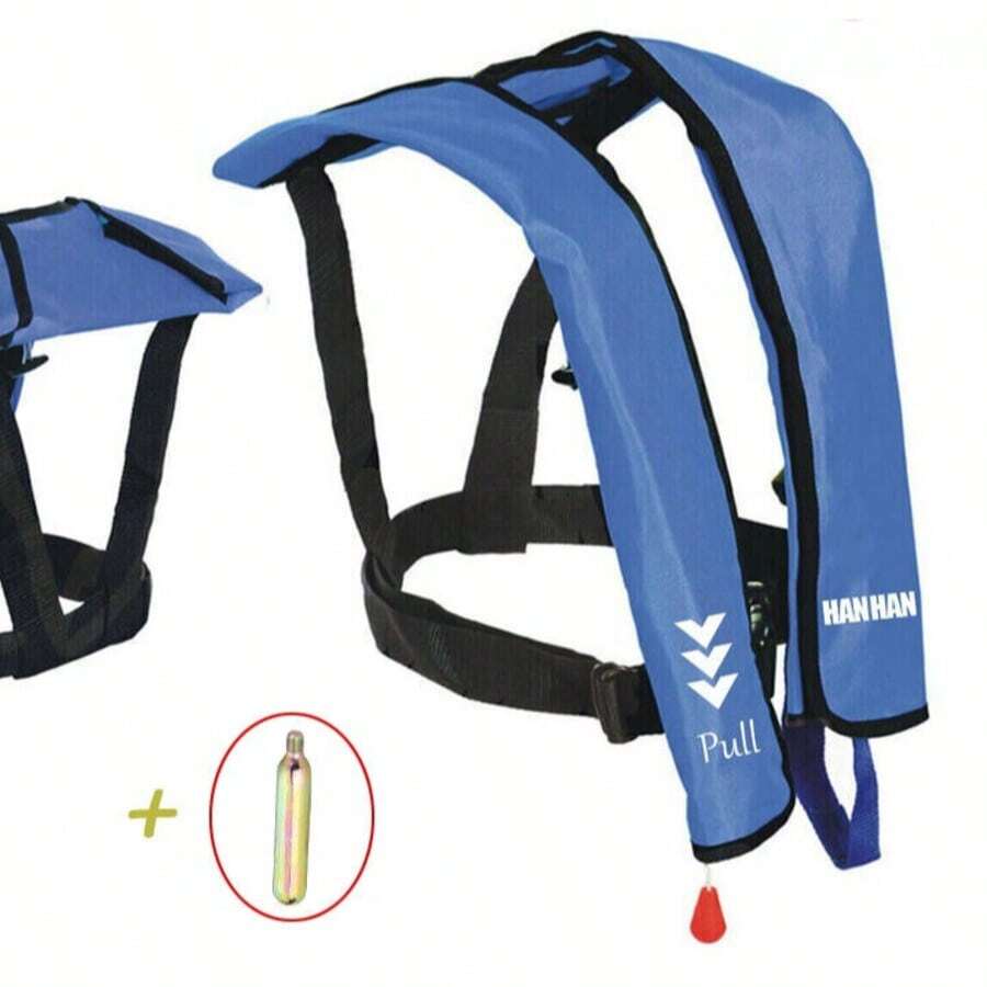 HANHAN Inflatable Life Jacket Vest Manual/Automatic With CO2 Cylinder ...