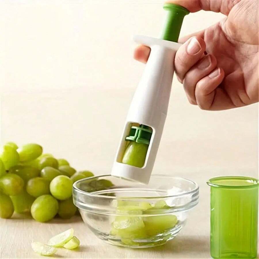 1 Pc Creative Fruit Slicer, Innovative Kitchen Tool Grape Cutter Fruit ...