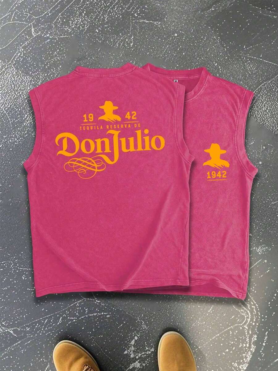 Bounty Hunter Men's Washed Vintage Round Neck Tank Top | SHEIN USA