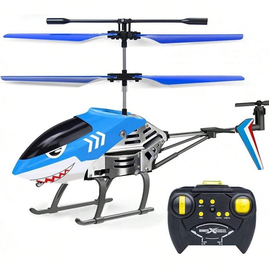 Remote Control Helicopter For Kids | Toys For Ages 5-7 8-10 | Rc Helicopter Toys W/T LED Lights ...