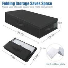 Underbed Storage Containers Bin With Lids (Set Of 2) Large Under Bed ...