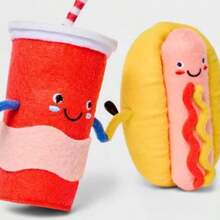 Felt Duo Figural Decor Hotdog And Soda | SHEIN USA