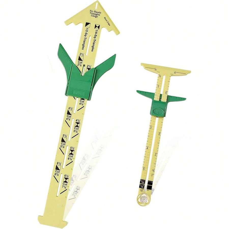 Newn 2 Piec Handy 5-In-1 Sliding Gauge And No-Hassle Triangl Gaugewing ...
