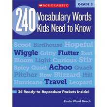 Pre-Owned 240 Vocabulary Words Kids Need To Know: Grade 2: 24 Ready-To ...