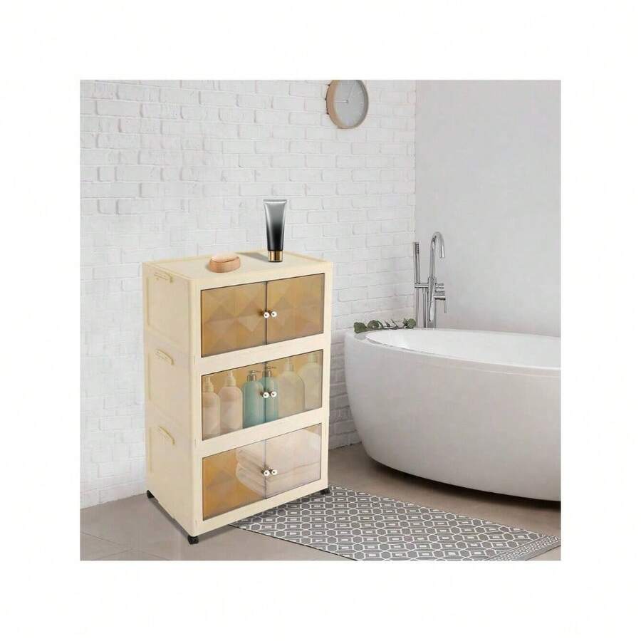 Storage Bins With Lid 21Gal Plastic Storage Bin 3 Packs Stackable ...