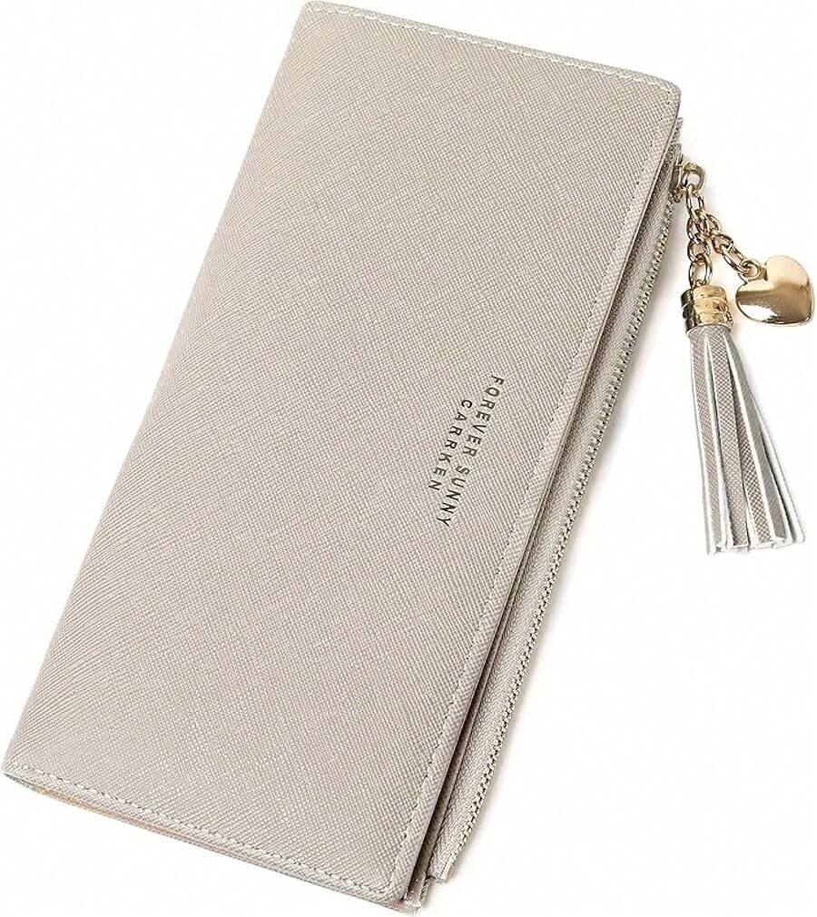 Womens Slim Wallet Credit Card Holder Bifold Wallet Thin Coin Purse ...