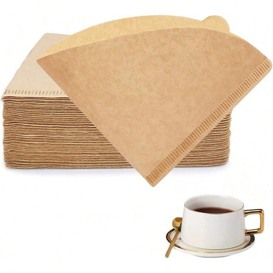 02 Cone Coffee Filters, Set Of 200, Disposable Paper Coffee Filters ...