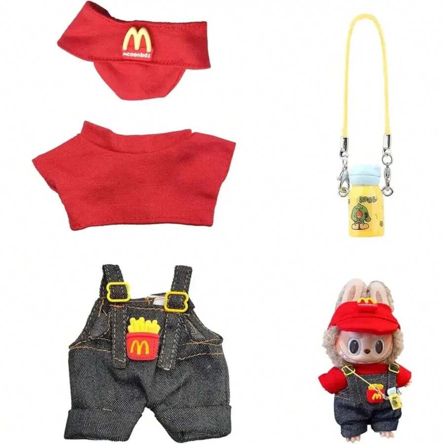 17cm Doll Clothes, Labubu Outfit, 17cm Labubu Doll Clothes Set, 17cm ...