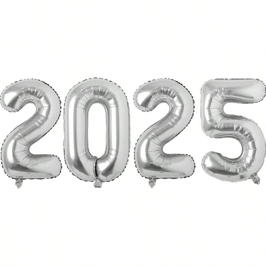 2025 Balloons Sier 16 Inch 2025 Balloons Number Large 2025 Balloon ...