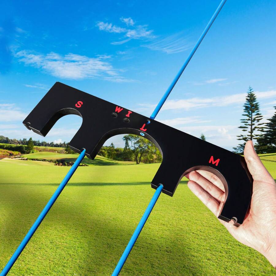 Golf Training Aid Aim Gate With 6 Alignment Sticks And 5 Different ...