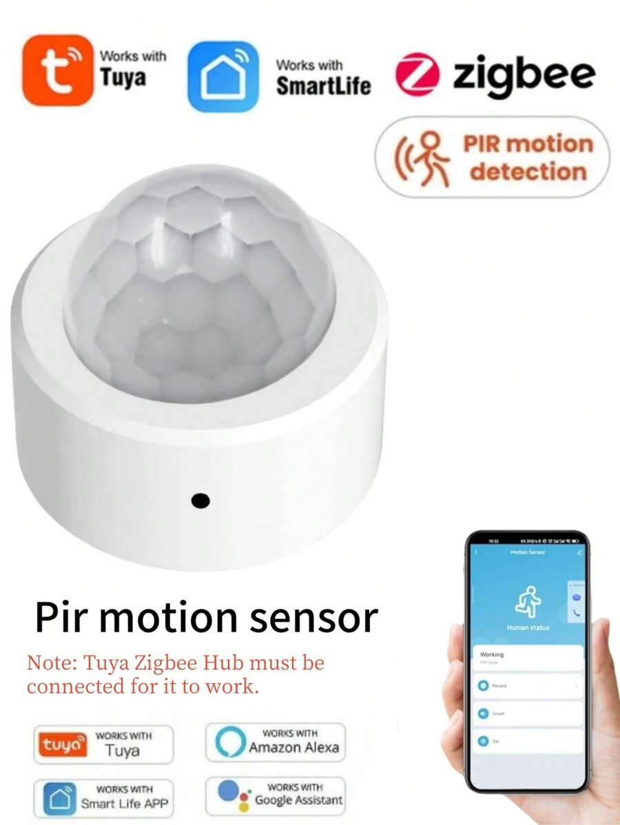 Tuya Zigbee Motion Sensor Human Presence Sensor Smart Home PIR Detector Security Detector Pet ...