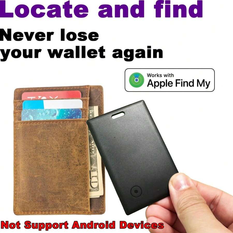 Rastreador de cartão Smart Slim 2025 funciona com iOS (Find My) e é ...
