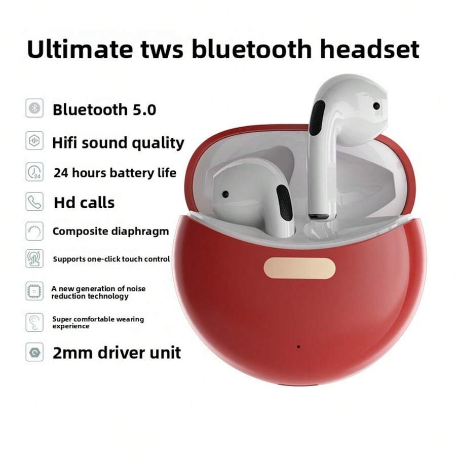Mini Portable Outdoor Sports Bluetooth Earbuds: Wireless, Smart Noise ...