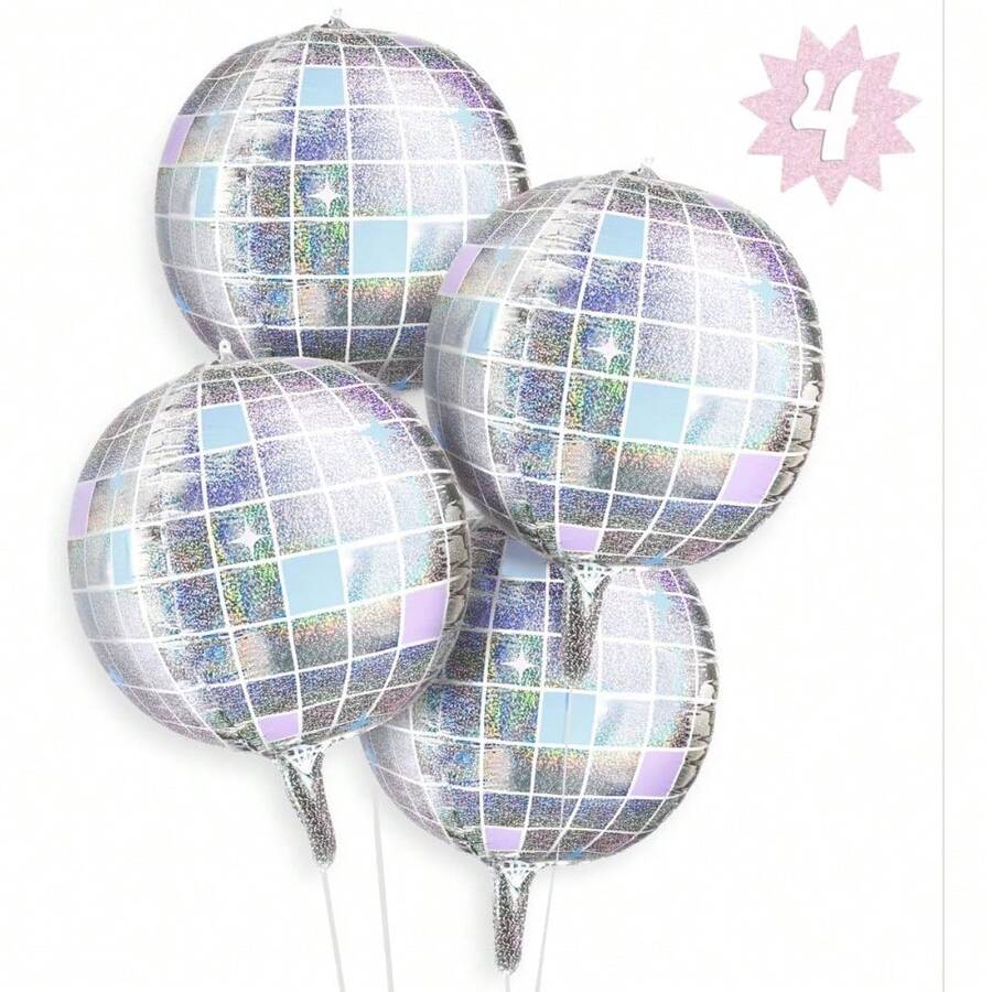 Shimmering Disco Foil Balloon Set | Boho Bachelorette Party Decor ...