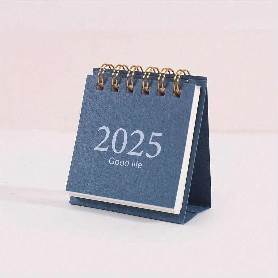 Small Desktop Calendar Standing Calendar Versatile Practical Flip ...