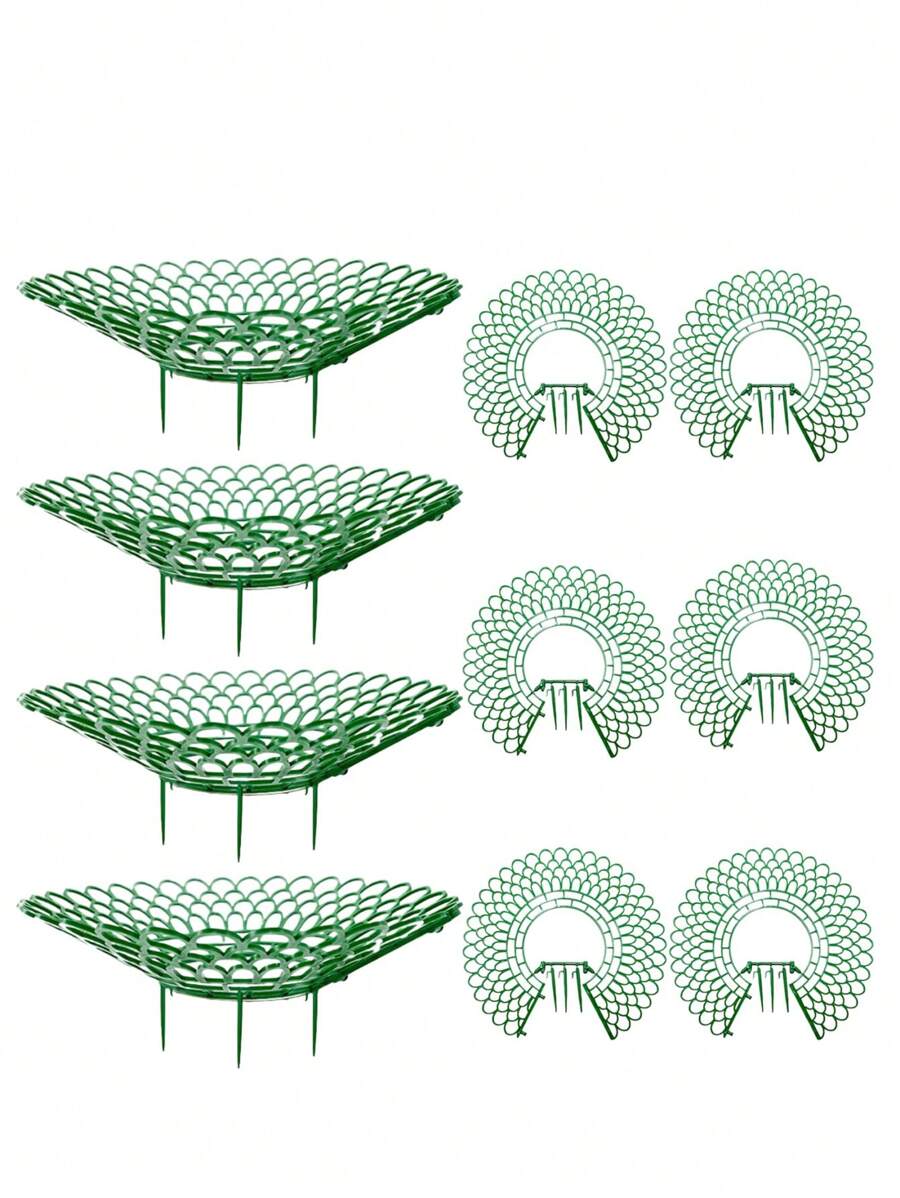 (Large And Small) 10 Pieces Strawberry Plant Stand With 3 Sturdy Legs, Strawberry Planter ...