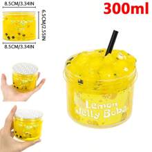 70/300ml Large Crunchy Crystal Slime Kit - Watermelon Grape Peach ...