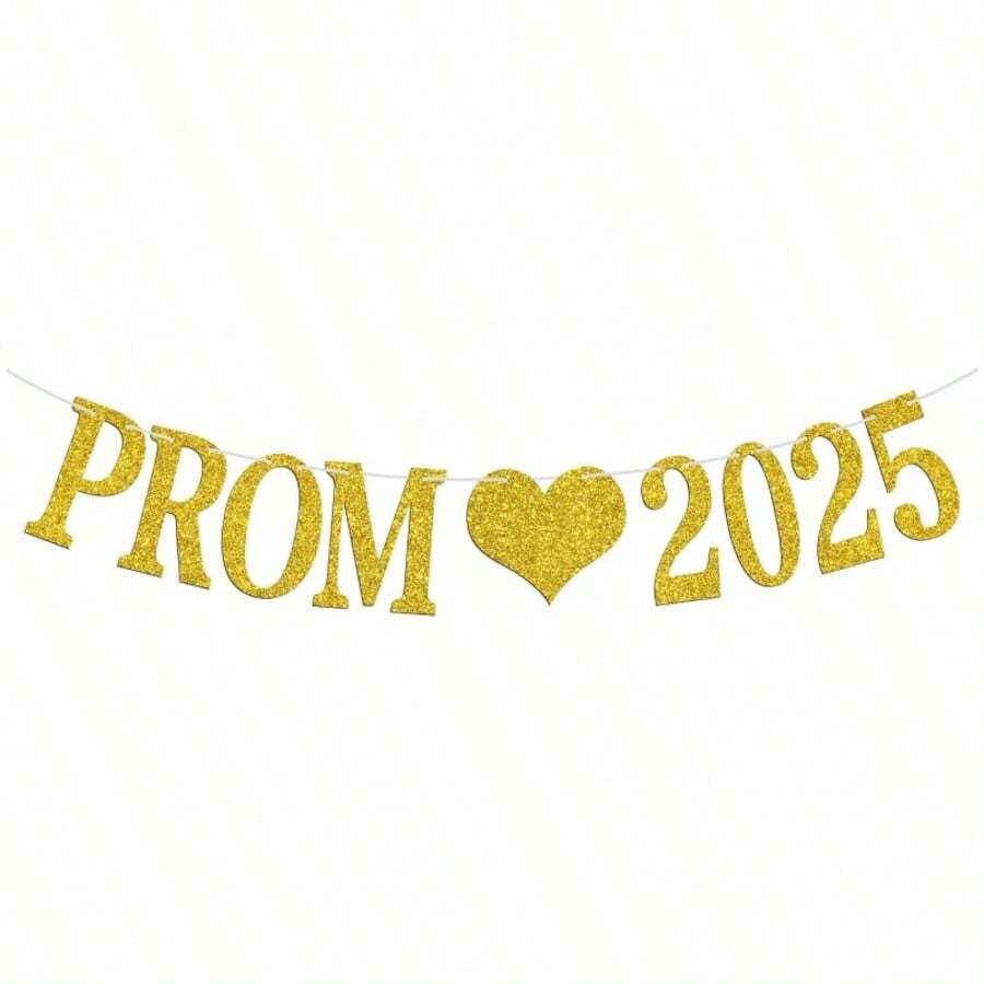 Prom 2025 Banner, 2025 Prom Night Bunting Decorations, Class Of 2025 ...
