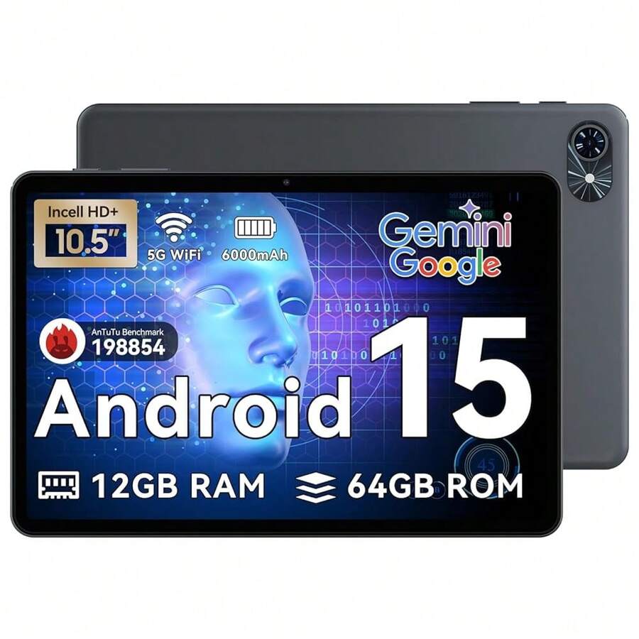 TABWEE Tablet 2025 Latest Android 15 Tablets, 10.5 Inch Tablet With HD ...