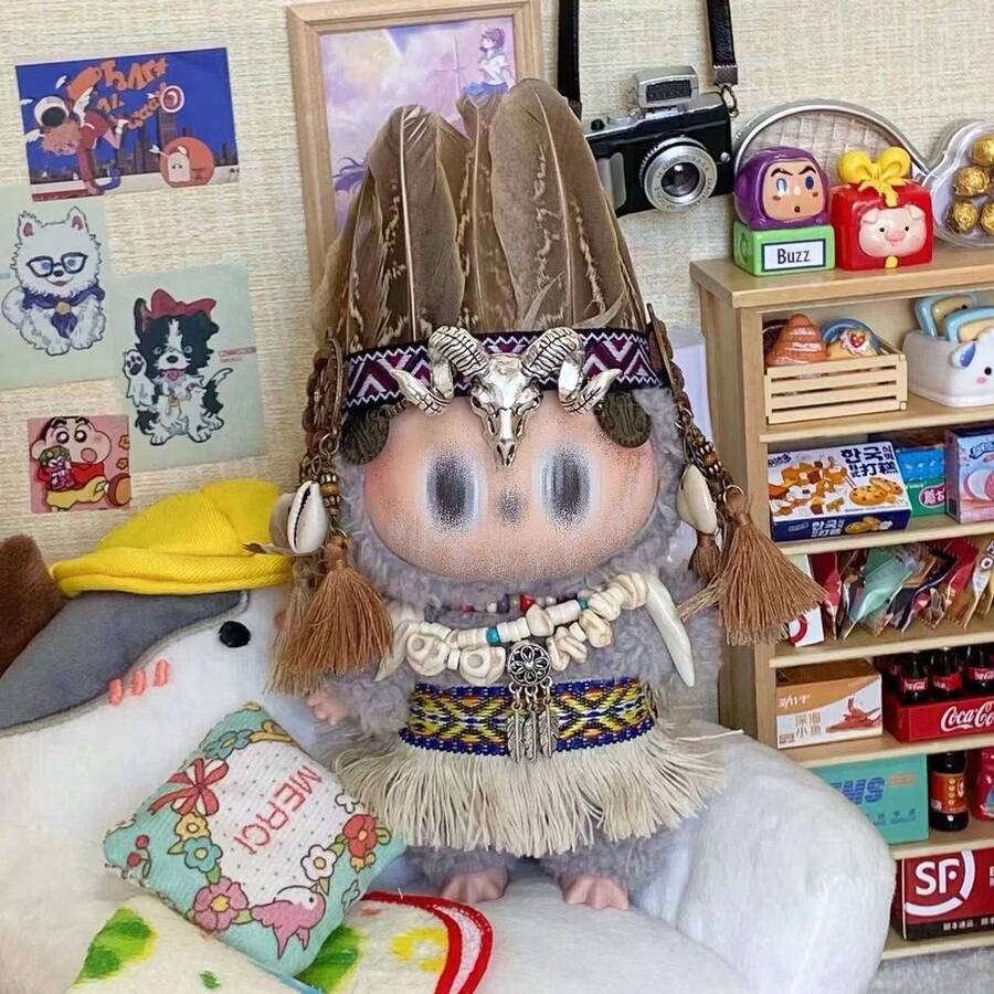 [Clothes Only] 17cm Labubu Plastic Clothes, V2v1 Unique Set For Labubu ...