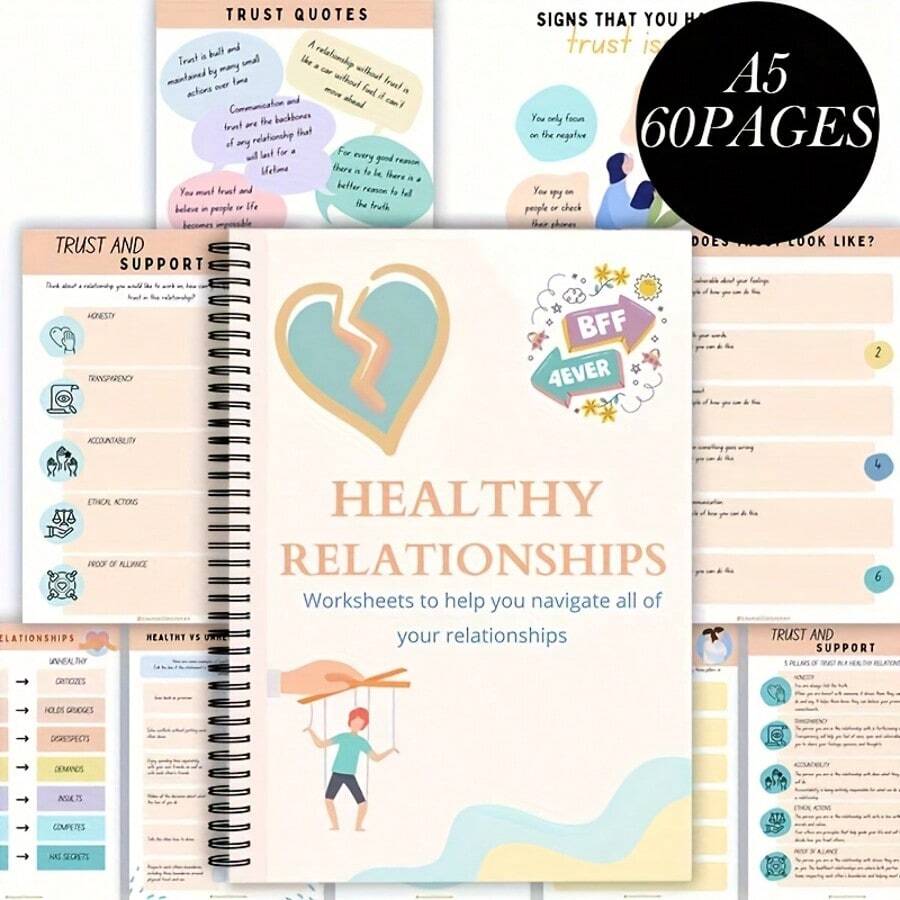 Healthy And Unhealthy Relationships Workbook For Teens - Guide To ...