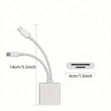 Dual-Line Dual-Card Reader, Applicable To Multiple Devices With Type-C ...