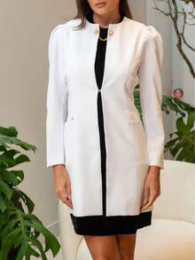 Cleo Luxury White Women's Lab Coat | Moda de Mujer | SHEIN México