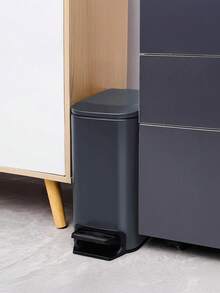 Living And Home 6L Premium Stainless Steel Trash Bin - Soft-Close Pedal ...