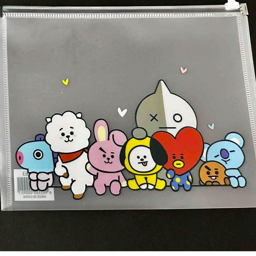 Folder bolsa de almacenamiento k-pop BT 21 con cierre B T S fanmade ...