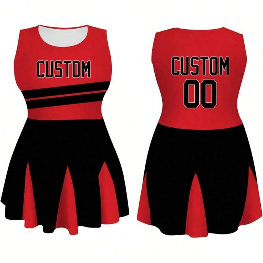 Custom Cheerleader Costume Personalized Cheerleader Uniform With Name ...