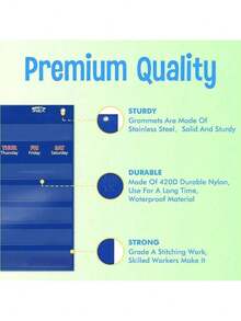 Calendar Pocket Chart, Classroom Monthly Pocket Chart With 76 Cards (68 ...