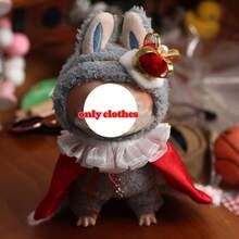 [Clothes Only] 17cm LABUBU Doll Clothes Ceramic Hanging Decor Doll ...