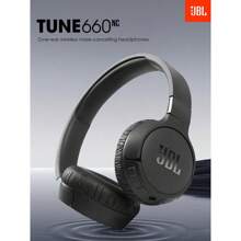 JBL JBL TUNE 660NC Over-Ear Active Noise-Cancelling Wireless Bluetooth Headphones With Pure Low ...