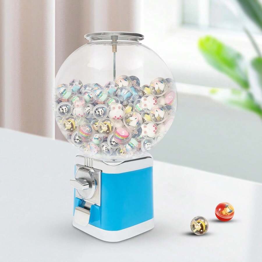 White Lockable Twister Ball Dispenser With 2 Keys To Store Ball ...