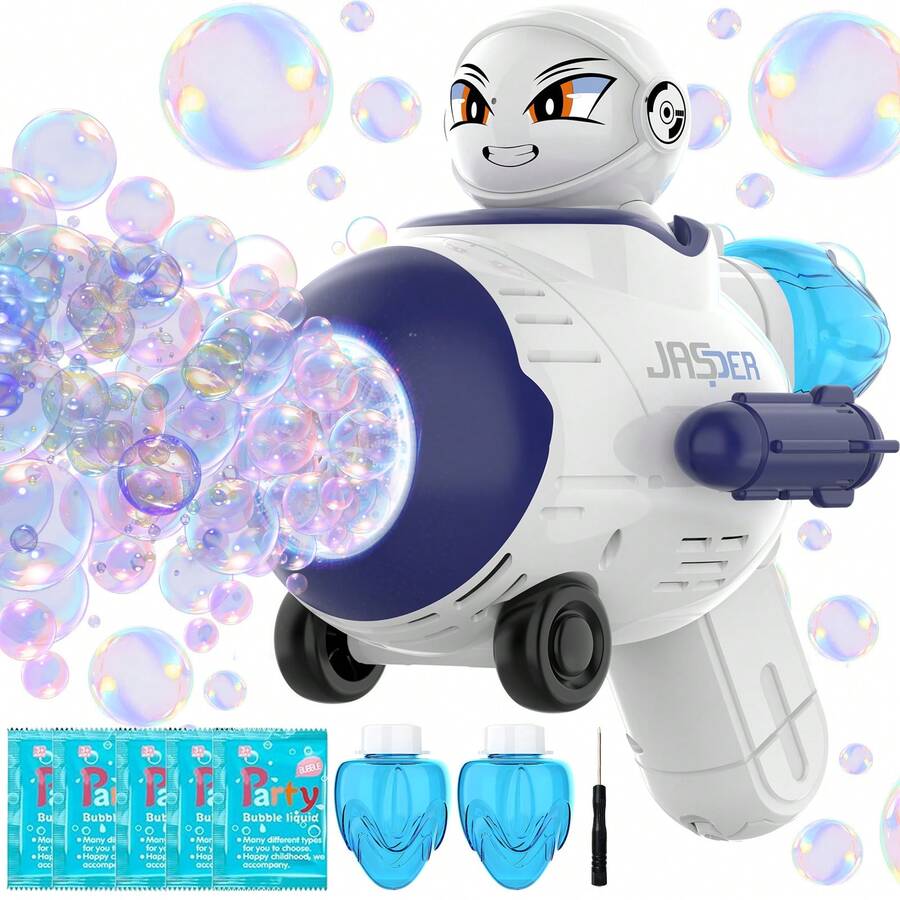 Airplane Bubble Machine For Kids, Astronaut Style Automatic Bubble ...
