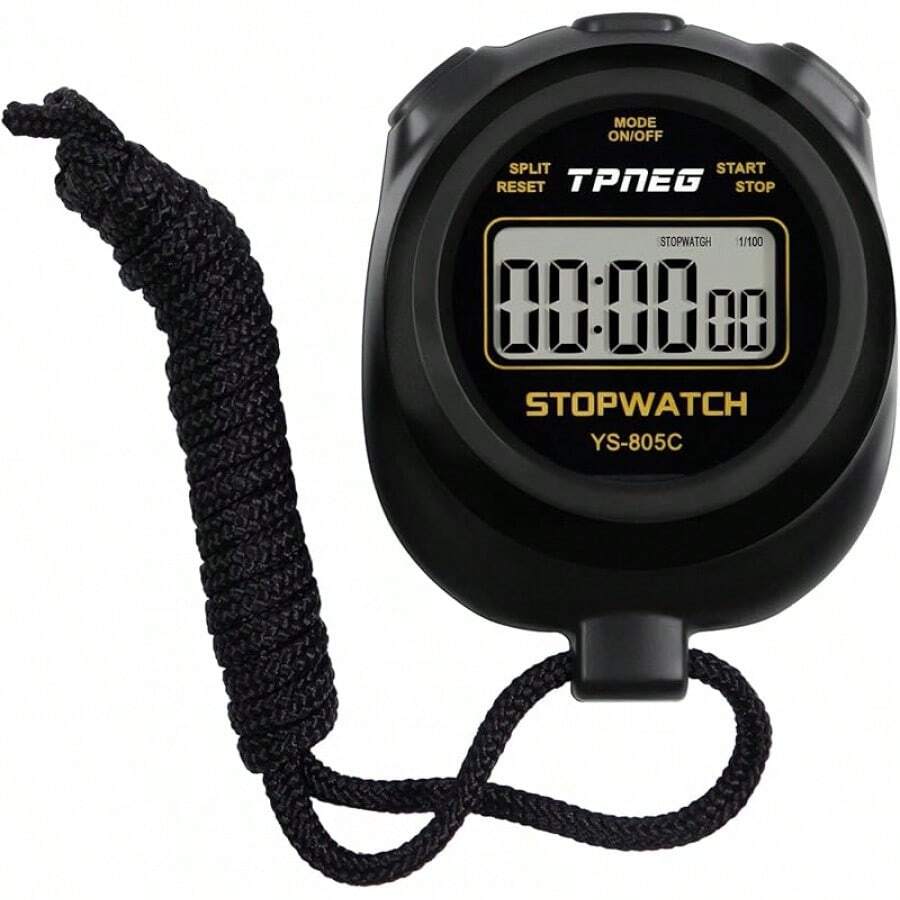 Simple Stopwatch Timer - Easy To Use, Set Up, Read, And Carry - Large ...