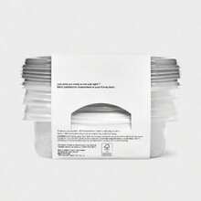 Small Square Food Storage Containers - 25 Fl Oz/5ct | SHEIN USA