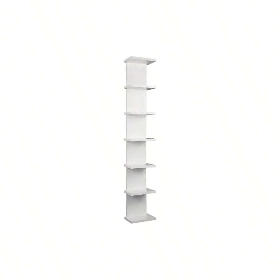 7 Tier Shelf Unit Lack Floating Shelf, Compact Display Float Shelves ...