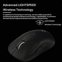 Logitech PRO X SUPERLIGHT Wireless Gaming Mouse HERO 25K Sensor 63g ...