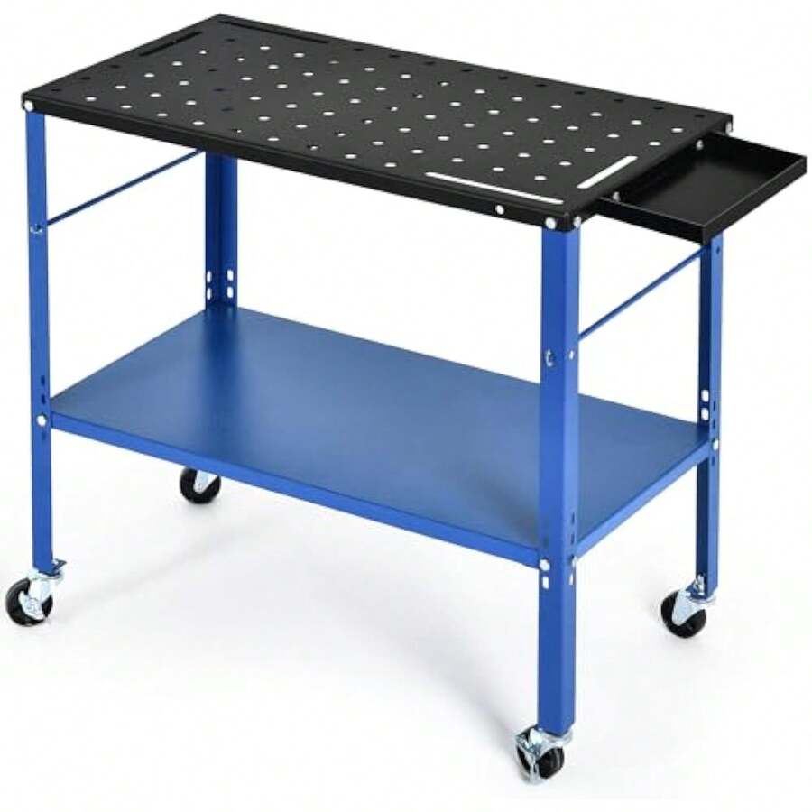 Portable Welding Table With Wheels, 36
