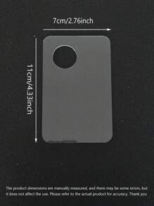 1pc Transparent Rectangular Acrylic Multi-Functional Makeup Palette ...