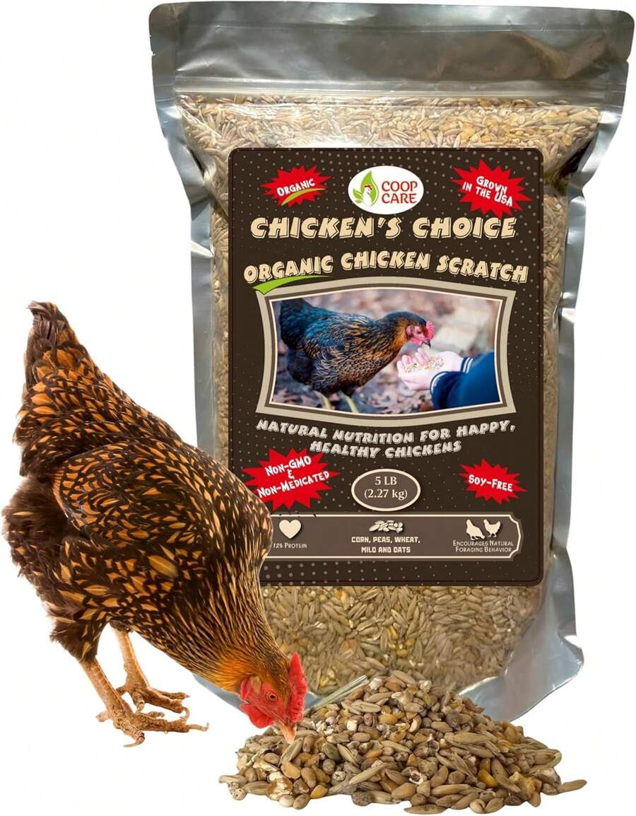 Chicken\U2019s Choice Organic Chicken Scratch 5 Lb Bag. Organic 5 Grain ...
