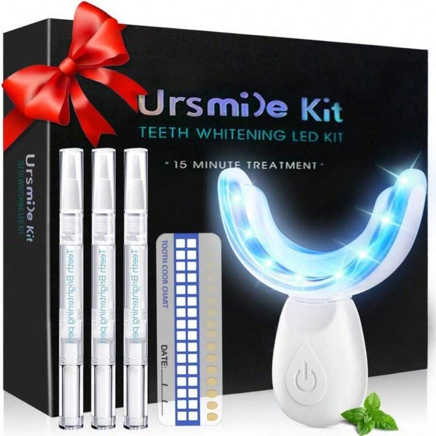 Teeth Whitening Kit For Sensitive Teeth 16 LED Light 30 Min ...