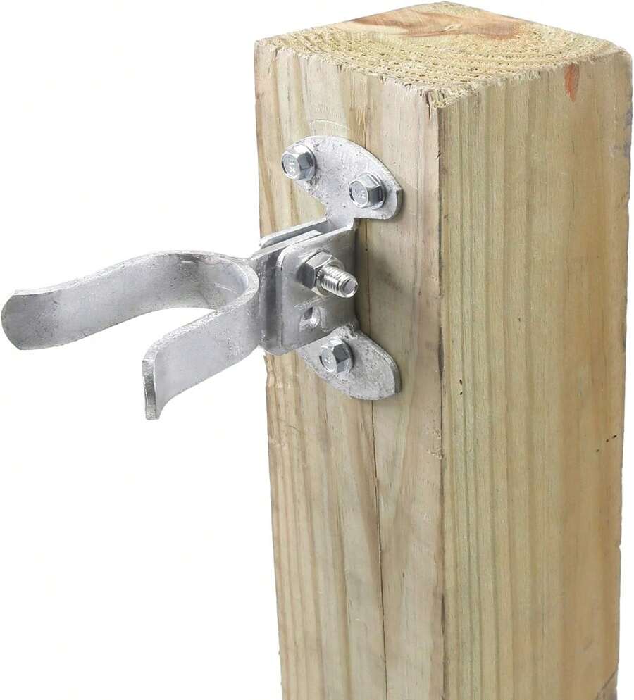Gate Fork Latch - 1-3/8" Fork, Wall Mount For Chain Link Fence Gate| Chain Link Fence Hardware ...